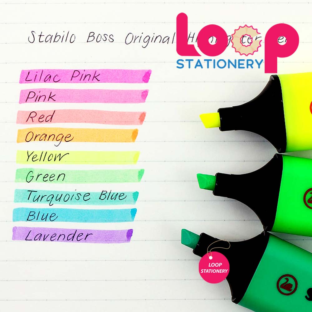 Stabilo Boss Original Highlighter Pen Available 8 Colours | Shopee Malaysia