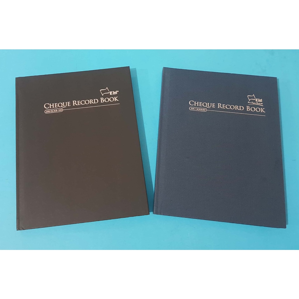 [ Uni ] Cheque Record Book 200pgs CRB103 Buku Rekod Cek | Shopee Malaysia