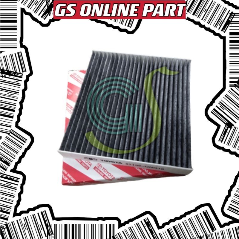 Cabin Air Filter (Carbon) Toyota Altis Wish Vios Camry Hiace Hilux ...