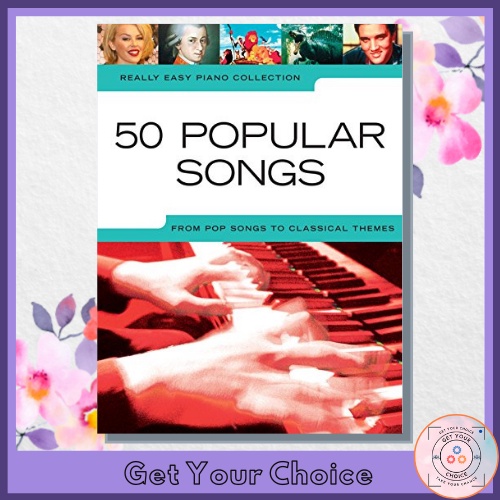Really Easy Piano: 50 Popular Songs | Shopee Malaysia