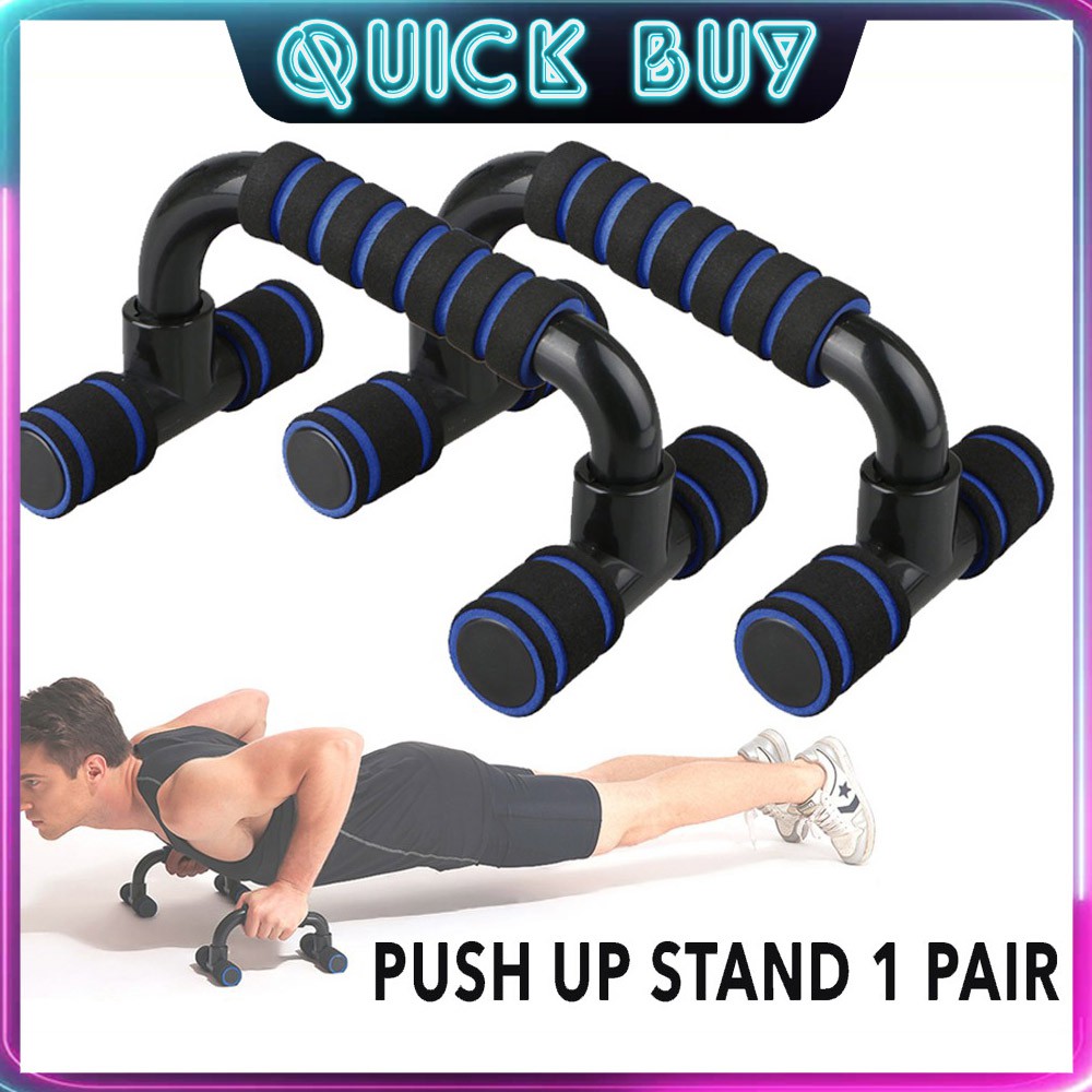 QuickBuy Push Up Stand 1 Pair Quality Portable Push Up Inclined Bar Gym ...