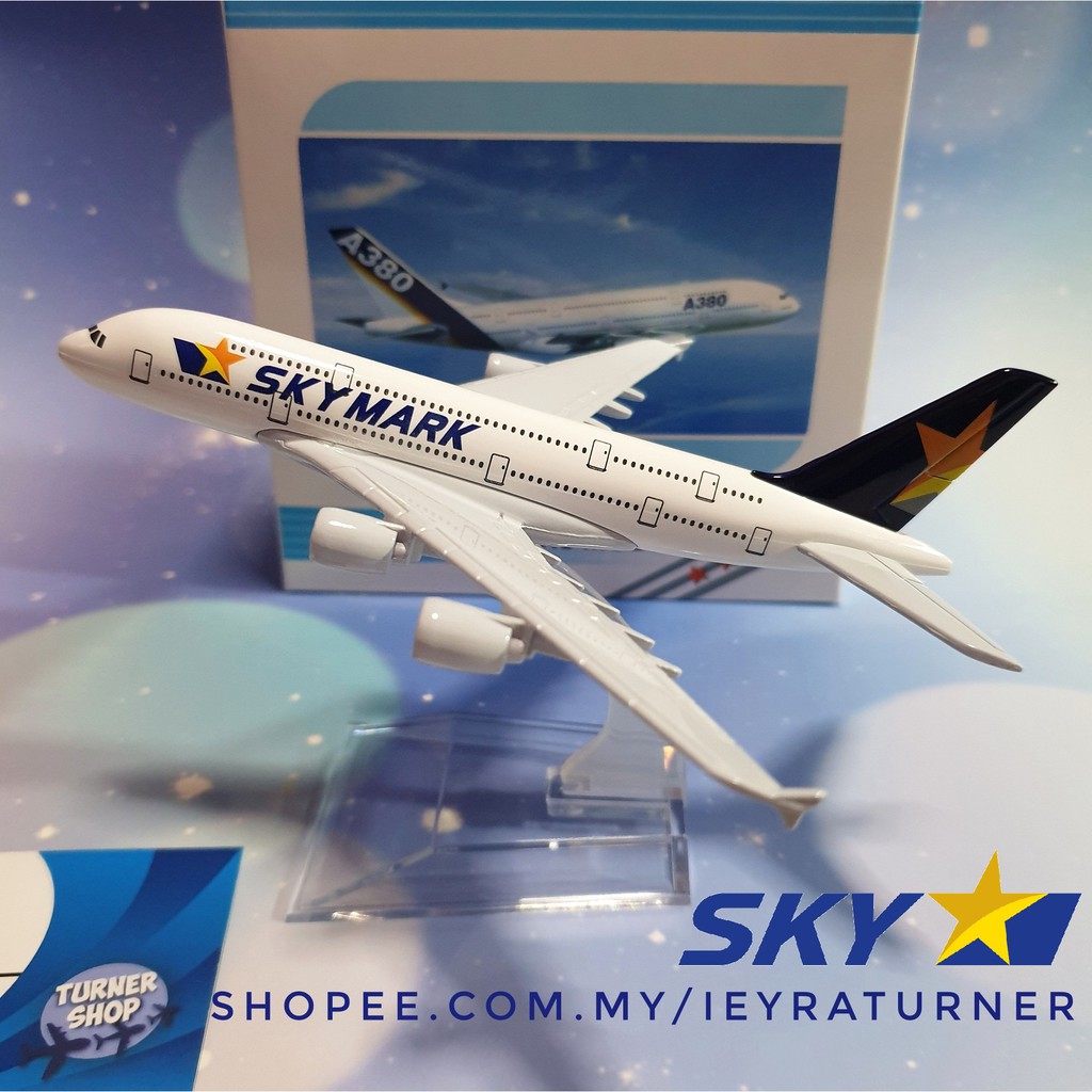 LATEST Skymark Airlines Airbus A380 (Japan) Aircraft Model 16cm Die ...