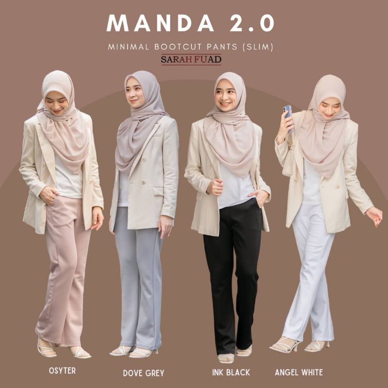 Manda Pants 2.0 (Sarahfuad) | Shopee Malaysia