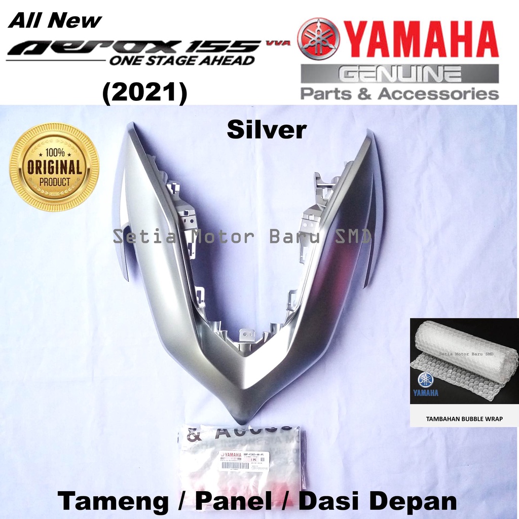 Original Yamaha All New Aerox 155 Silver Front Cover Front Tie Panel ...