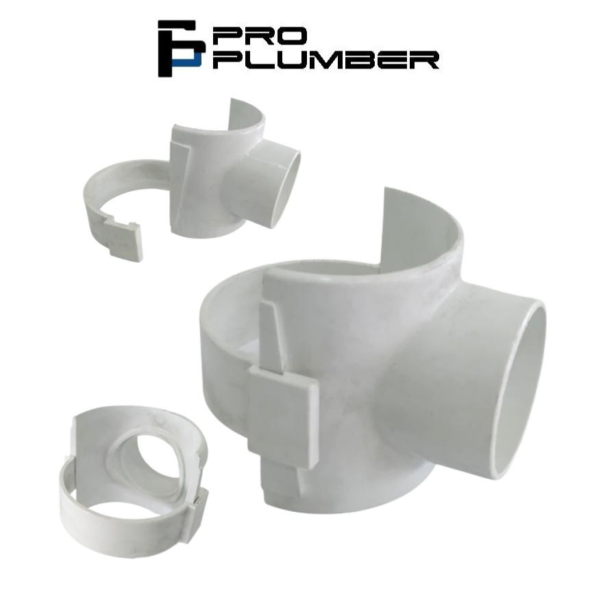 6" x 4" uPVC Fitting Boss Connector Pipe Alatan Paip Plumbing Pipe ...