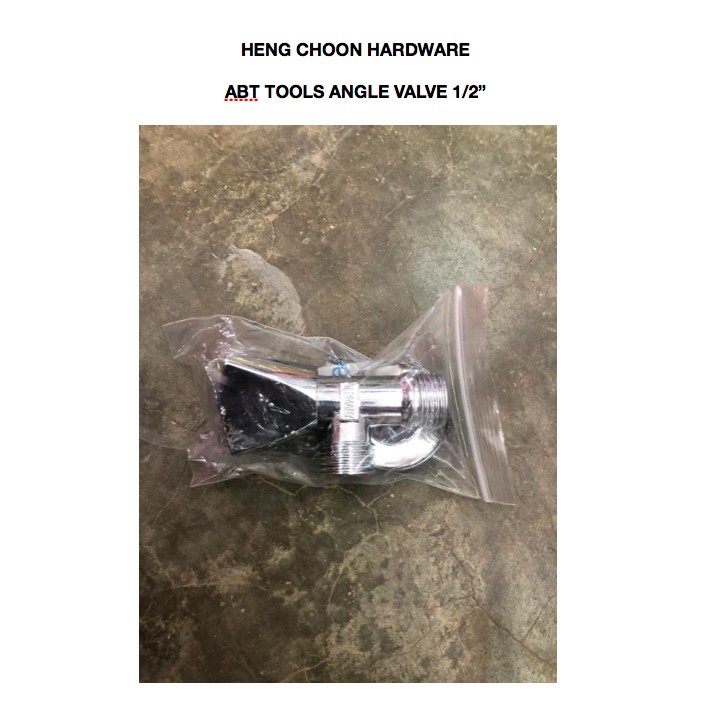 ABT TOOLS ANGLE VALVE 1/2" (LOWEST PRICE) (READY STOCK) | Shopee Malaysia