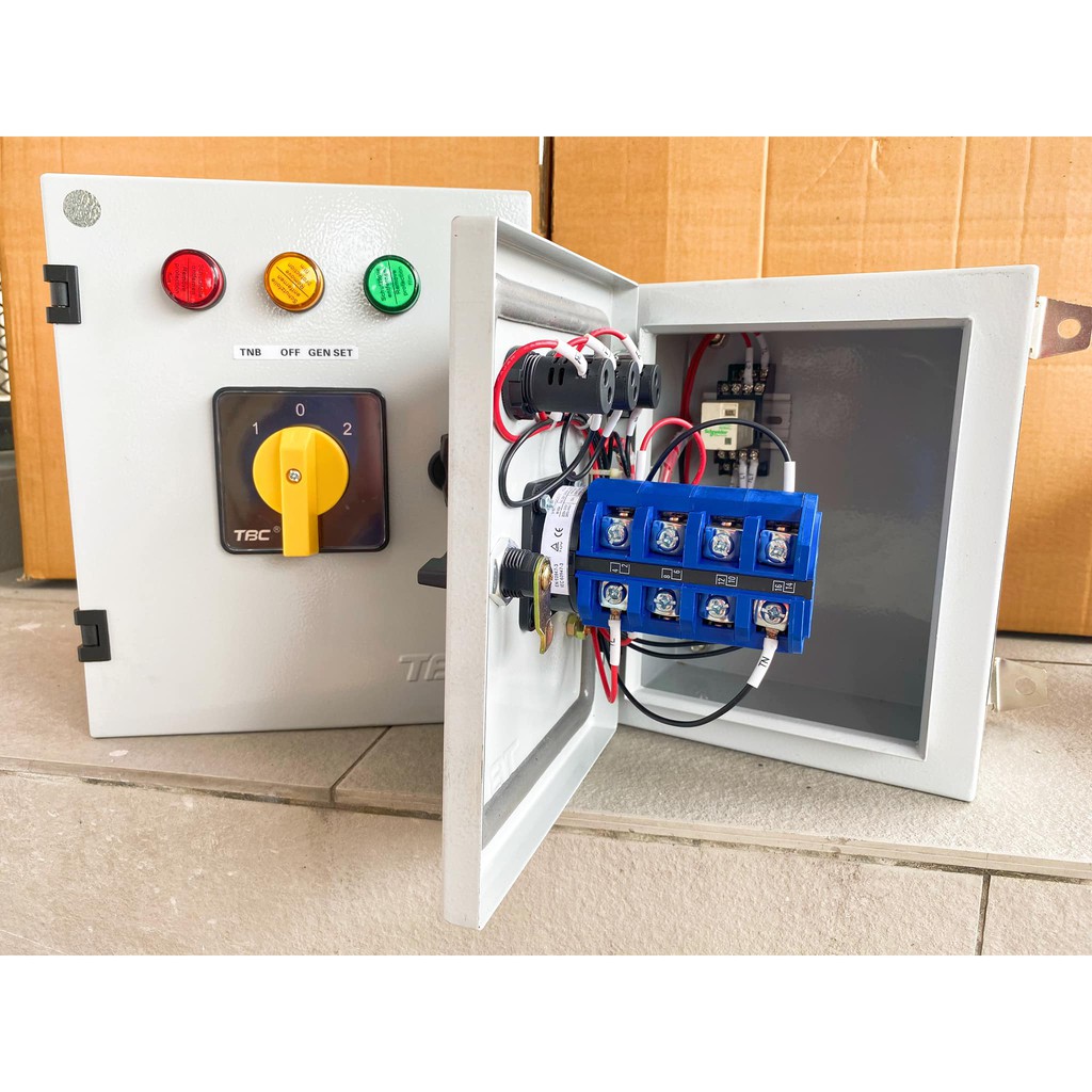 TBC CHANGE OVER BOARD ( 250 X 200 X 150 ) 4PLOE 63A | Shopee Malaysia