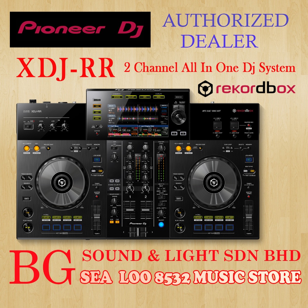 PIONEER XDJ-RR 2 CHANNEL ALL IN ONE DJ SYSTEM ( XDJRR BLACK ) REKORDBOX | Shopee Malaysia