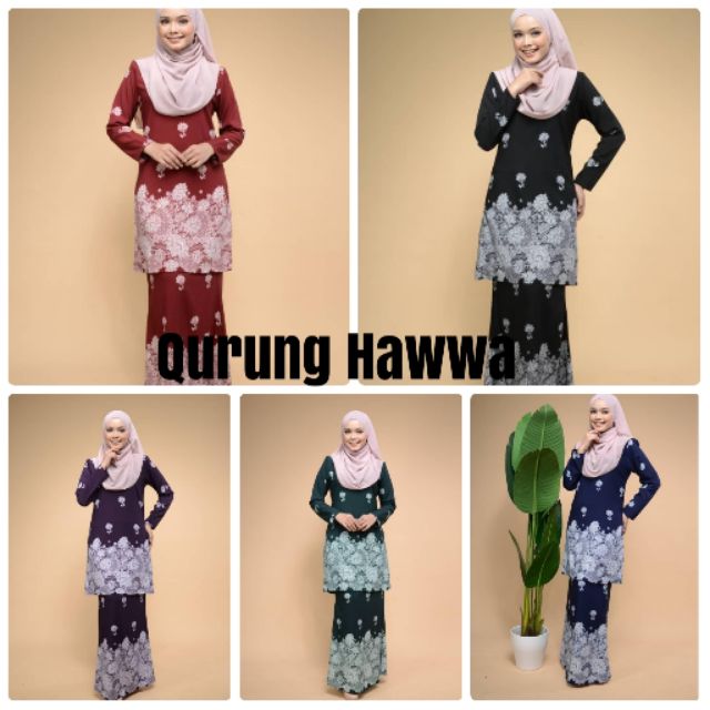 [READY STOCK] Qurung Hawwa+lucky draw baju raya | Shopee Malaysia