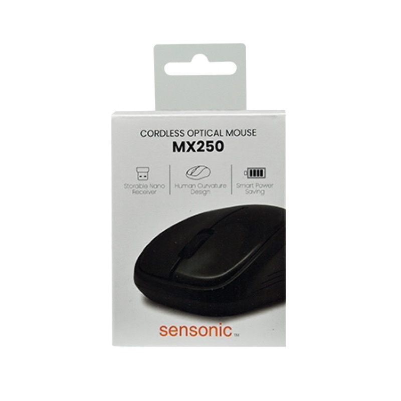 Sensonic Wireless MX250 Mouse (1000 dpi, 4 buttons, Nano Receiver, High ...