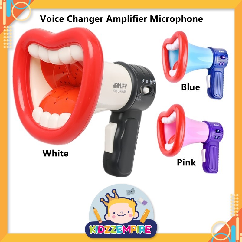 Kidzzempire Multi Voice Changer Amplifier 3 Voices Hand Microphone ...