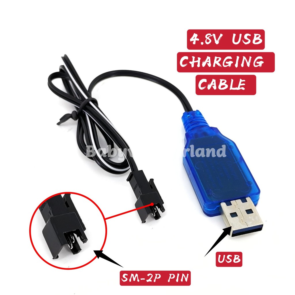 Bateri Kereta Kontrol RC Remote Control Car Rechargeable Battery USB ...