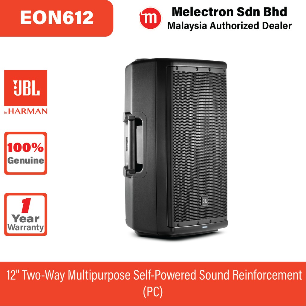 JBL EON612 1000W 12 2-Way Multipurpose Self-Powered Speaker (PC) | Shopee Malaysia
