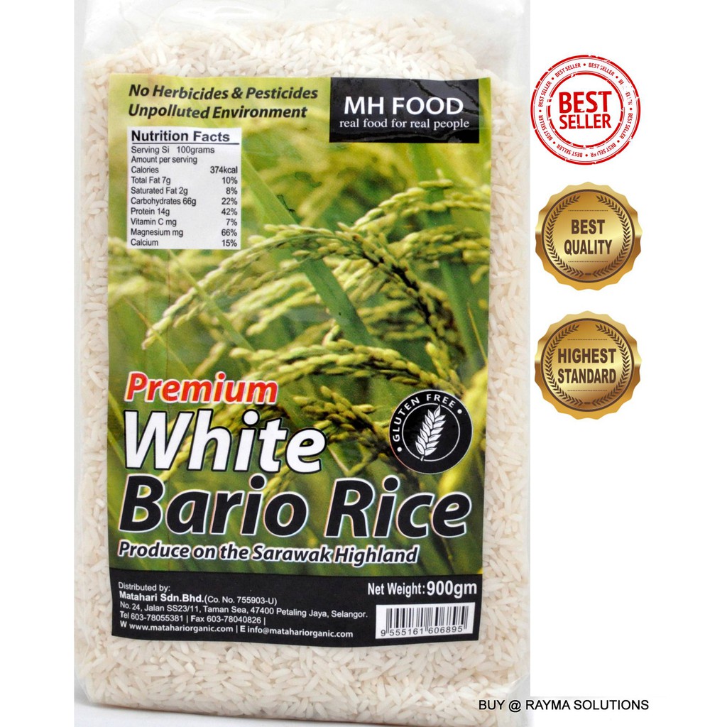 MH FOOD Premium White Bario Rice 900g | Shopee Malaysia