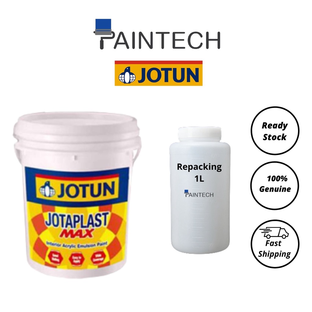 Jotun Jotaplast Max Repacking (Interior Acrylic Emulsion Paint) Cat ...