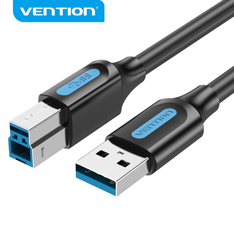Vention USB 3.0 Cable Square Connector USB A to USB B Male to Male 2A ...