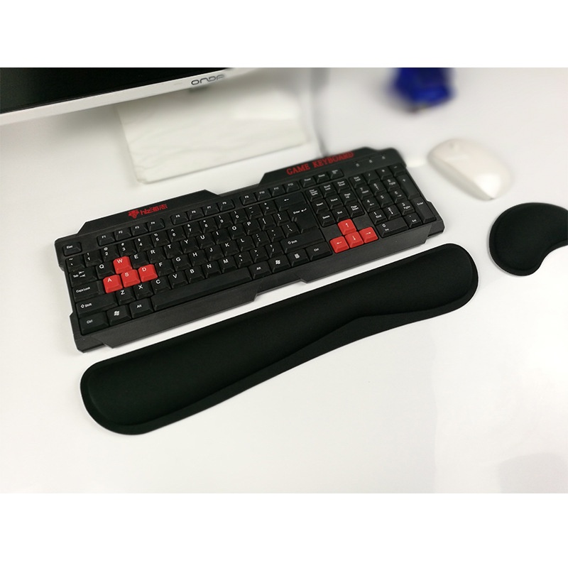 Notebook Memory Foam Keyboard Pad Keyboard Support Arm Rest Mouse ...
