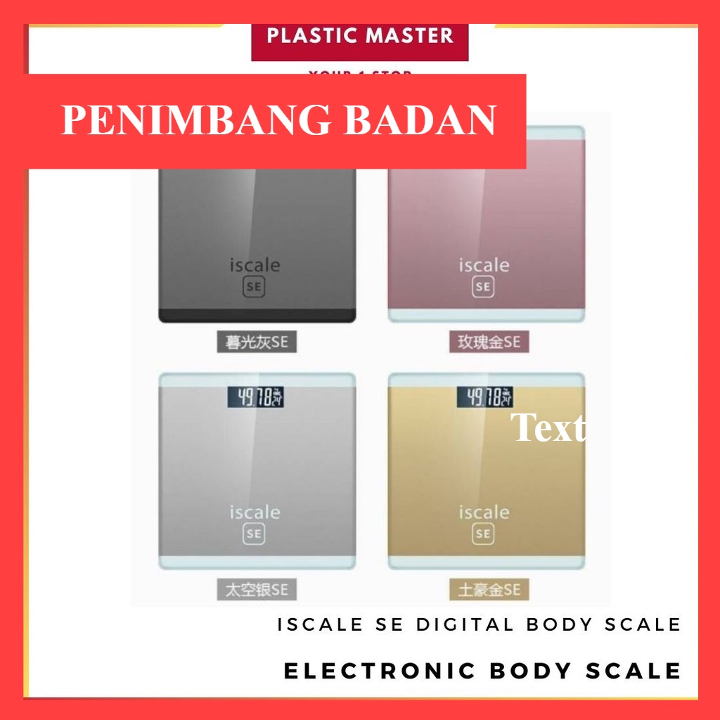 PENIMBANG BERAT BADAN DIGITAL ELECTRONIC WEIGHT SCALE TIMBANG SMART ...