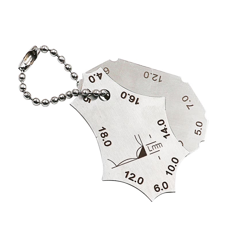 MKR Fillet Weld Welding Gauge Protractor Throat Depth Leg Length Ruler ...