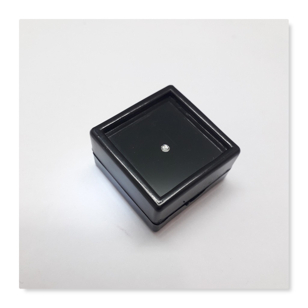Quality Black Diamond Display Box Plastic Gemstone Box Gem Storage Case ...