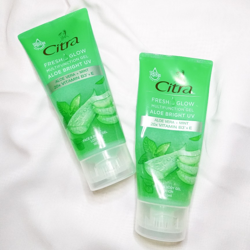 Citra Fresh Glow Multifunction Gel Aloe Vera 100ml - 100ml | Shopee ...