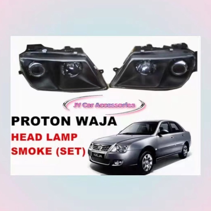 Proton Waja All Model Projector Headlamp ( Smoke ) | Shopee Malaysia