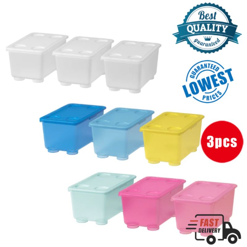 Tupperware box with lid Storage Box 3pcs | Shopee Malaysia