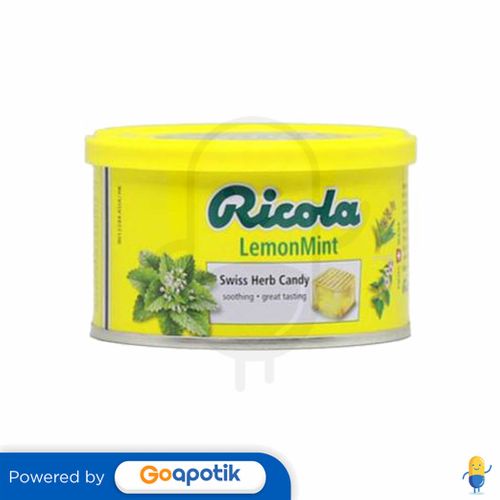 Ricola Lemon Mint Pot 100 Gram | Shopee Malaysia