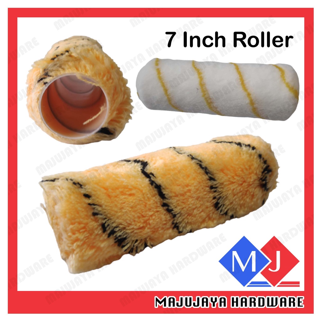 High Quality 7" Paint Roller Refill Solvent Base Roller Car Minyak Isi ...