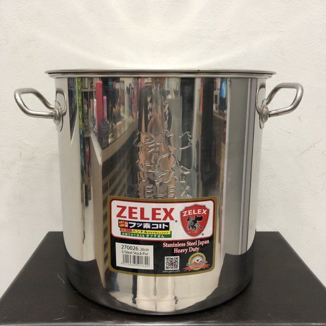 Zelex High Quality Stainless Steel Soup Pot 26cm | Shopee Malaysia
