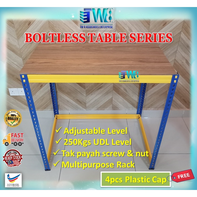 Boltless Table Rak Besi Store Multipurpose Table Home Table / Meja ...