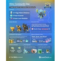 Pokemon Go Shinx Community Day Services | Shopee Malaysia
