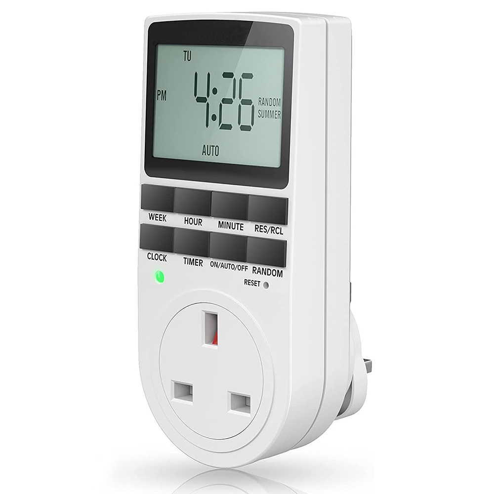 TIMER Pam fertigasi digital hidroponik baja ab kolam ikan pump Plug ...