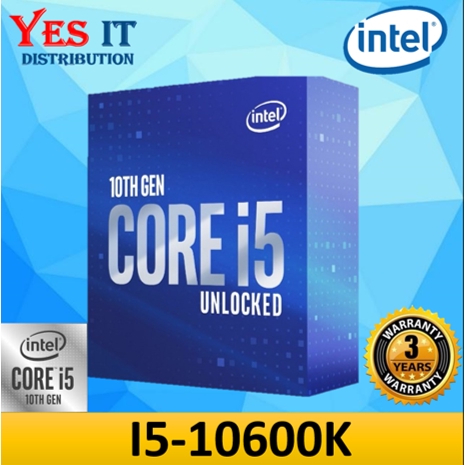 Intel Core™ i5-10600K Processor 12M Cache, 6-Cores, 4.1GHz (Max Turbo Up To 4.80 GHz) | Shopee ...