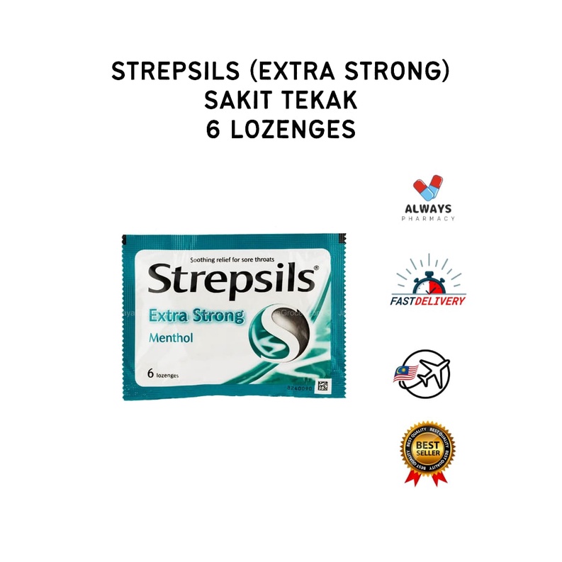 STREPSILS EXTRA STRONG (MENTHOL) 6'S | Shopee Malaysia