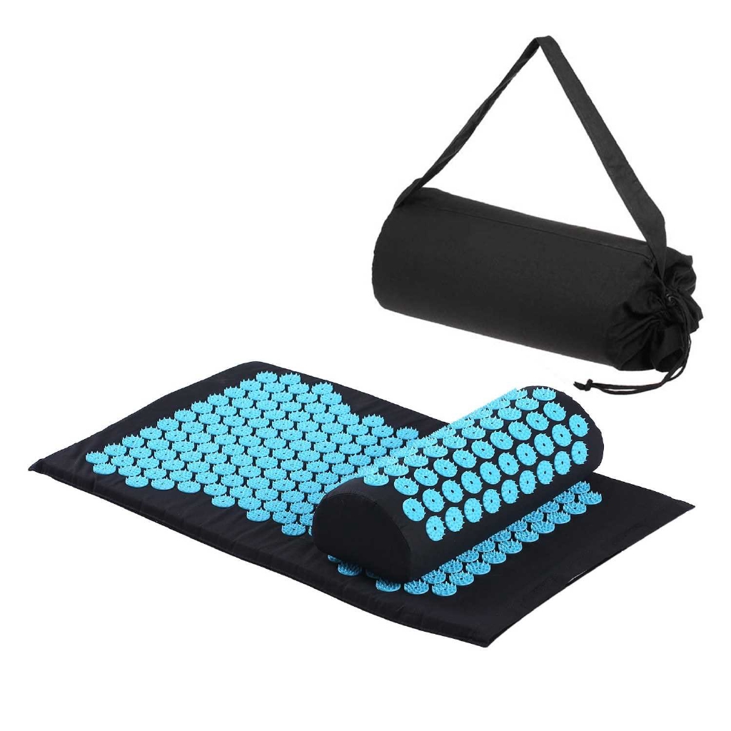 Acupressure Mat and Pillow Set Massage Mat Spike Acupuncture Pad ...