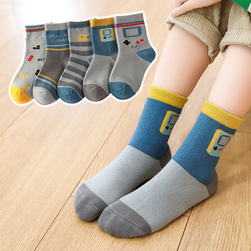 Stokin kanak-kanak, Kids Socks, Girl Boy Socks Stokin budak | Shopee ...