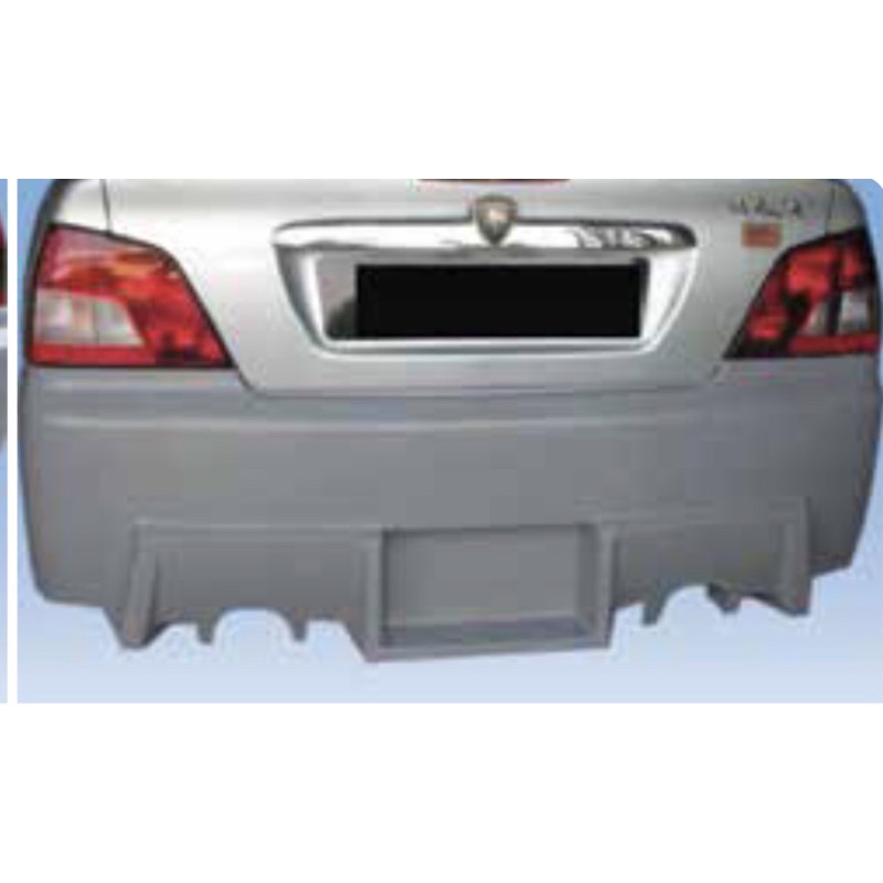 🚀READYSTOCK🚀B1236 PROTON WAJA REAR BUMPER (EVO-10) (FIBER) | Shopee ...