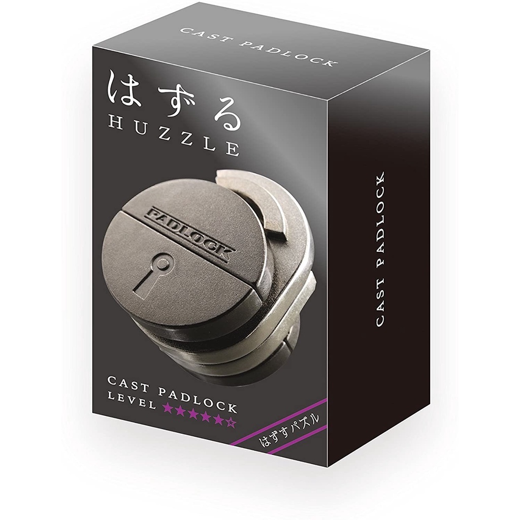 Cast Padlock HANAYAMA Original Japanese Puzzle level 5 Huzzle | Shopee ...