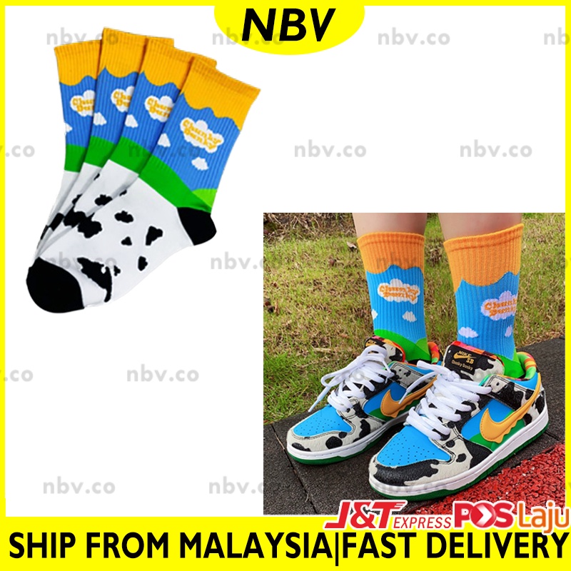 NBV SB Dunk Low Chunky Dunky Cotton Socks Hipster Socks Custom Made ...