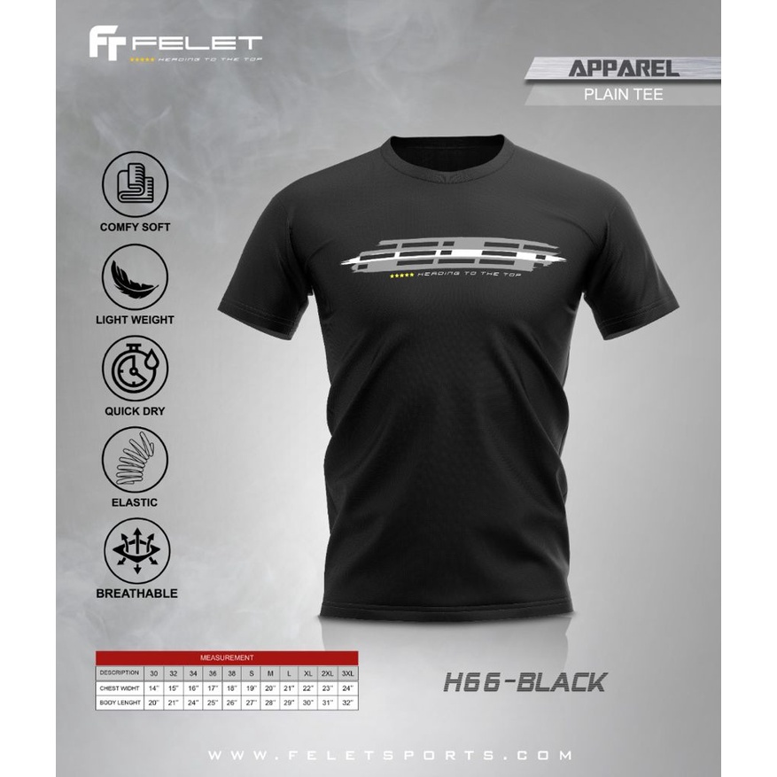 Felet Badminton Jersey Round Neck DRY (100% Original) | Shopee Malaysia