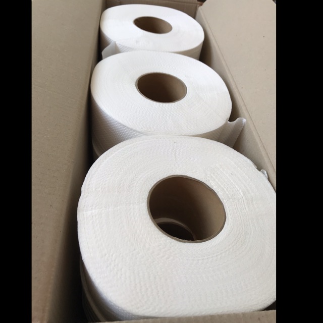 2ply (12rolls) Jumbo Roll Tissue Virgin Pulp Embossed / Jumbo Roll ...