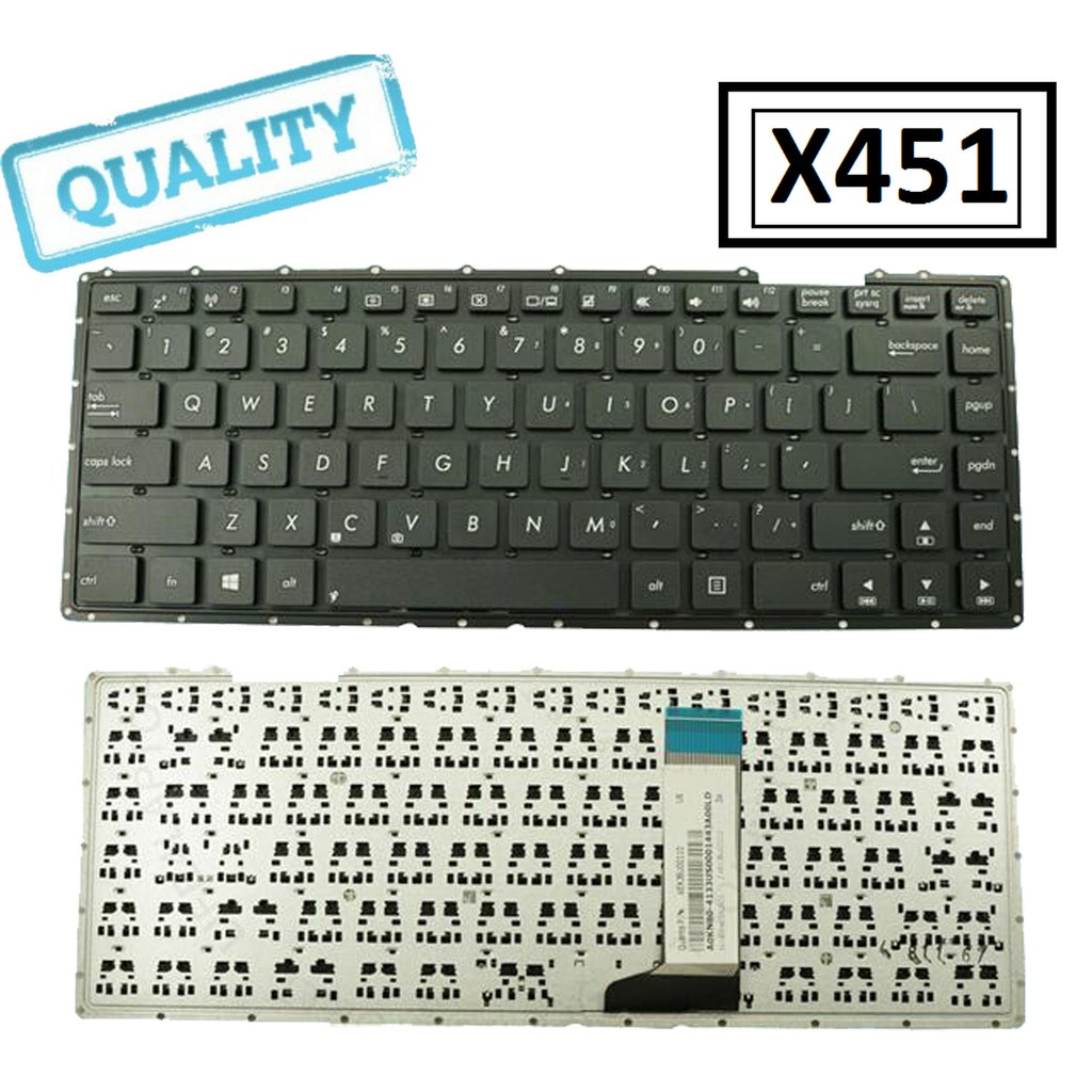 Asus R455 X455L K455 X454L V451 X451 X453SA Y483LD Laptop Keyboard ...