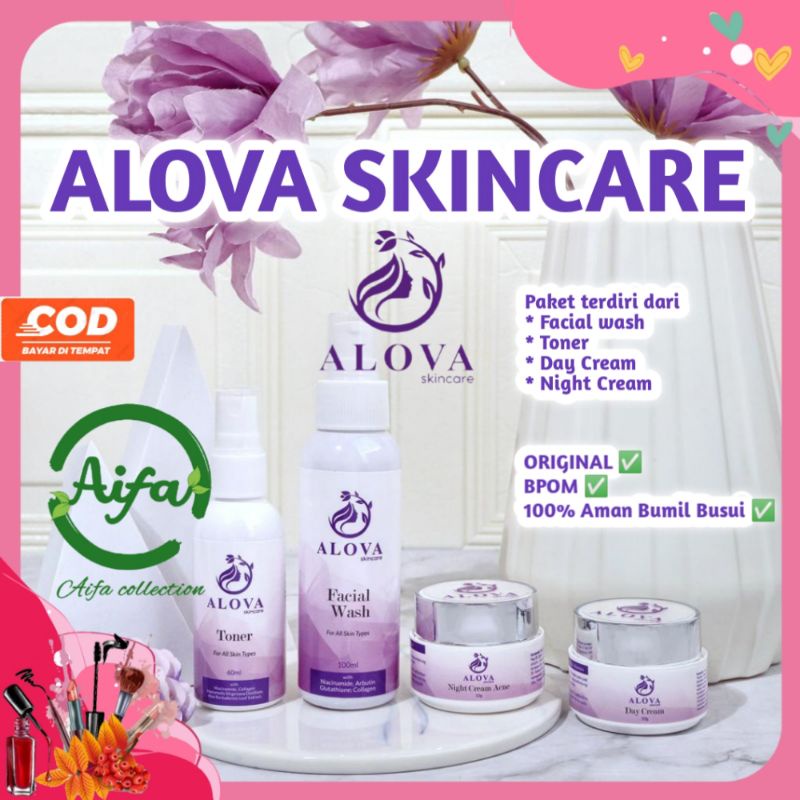 Alova 100% ORIGINAL BPOM SKINCARE Package | Shopee Malaysia