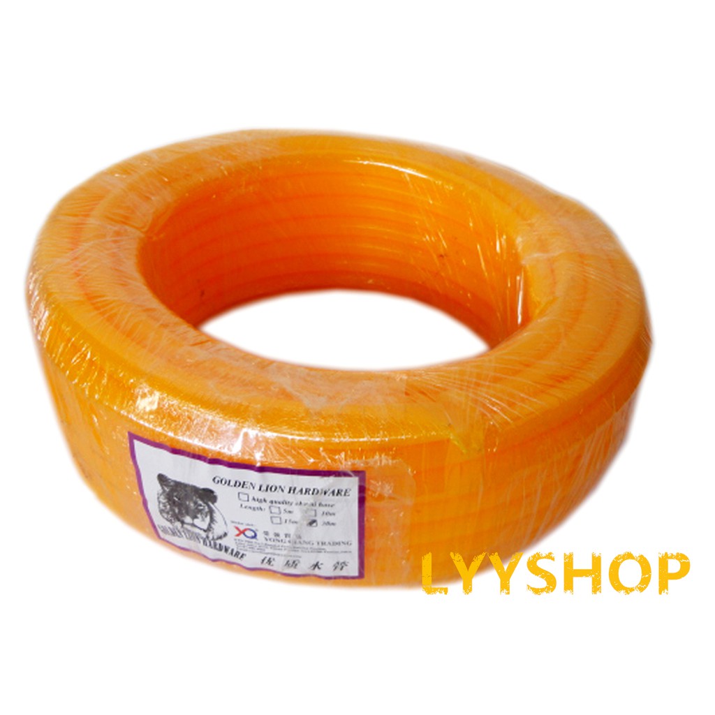 5M/10M/15M ORANGE GARDEN HOSE/ 16MM HOSE/ WATER PIPE/ GETAH PAIP ...