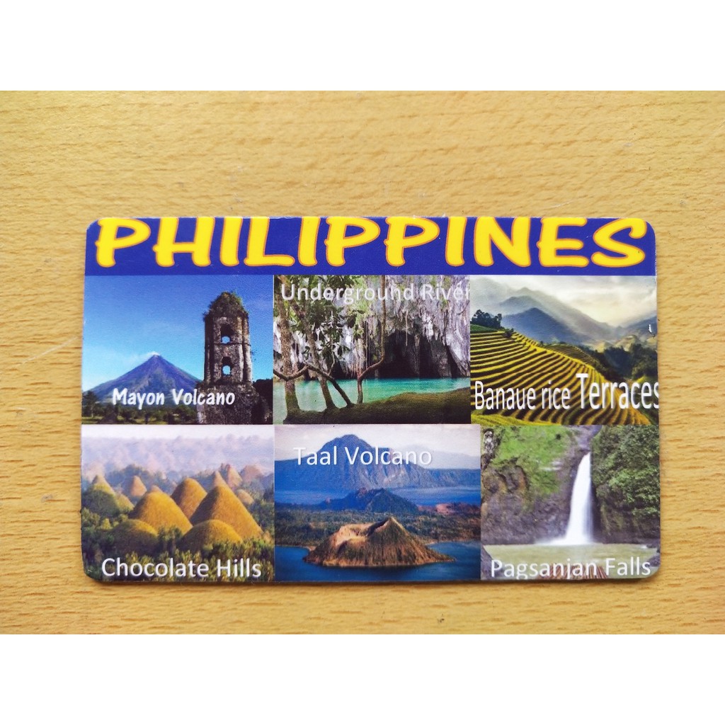 La Union, Baguio, Cebu, Manila Philippine Rubber Magnet Souvenir Design ...