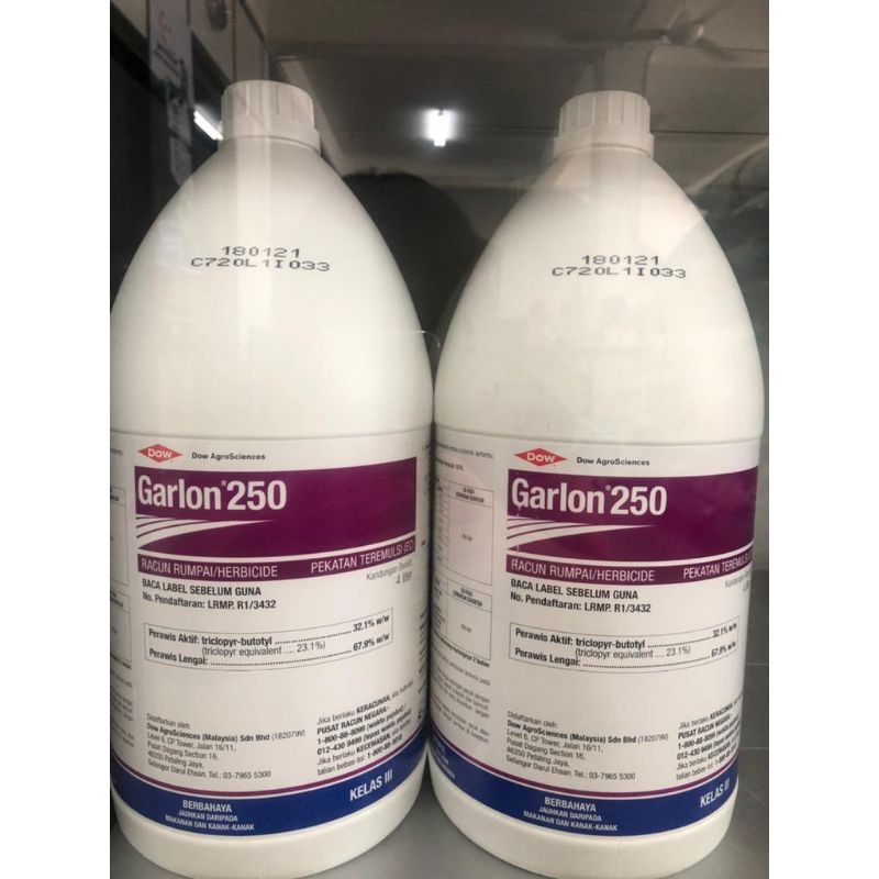 Herbicide / Racun Rumpai Garlon 250 (4L) | Shopee Malaysia
