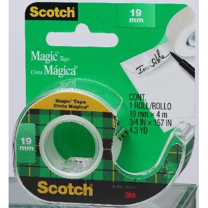 Scotch 3M Magic Tape Dispensered Rolls 19mm x 4m | Shopee Malaysia