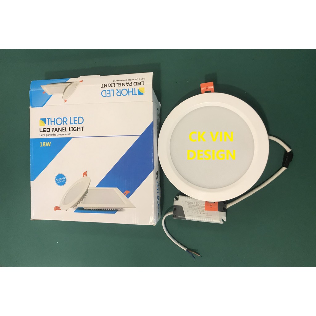 THOR LED ROUND / SQUARE SHAPE DOWNLIGHT 6 INCH 18 WATT WITH 3 COLOUR ...