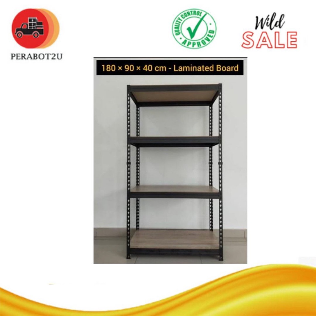 P2U YADA Rak Besi 4 Tingkat / Storage Rack / Rak Besi Serbaguna ...